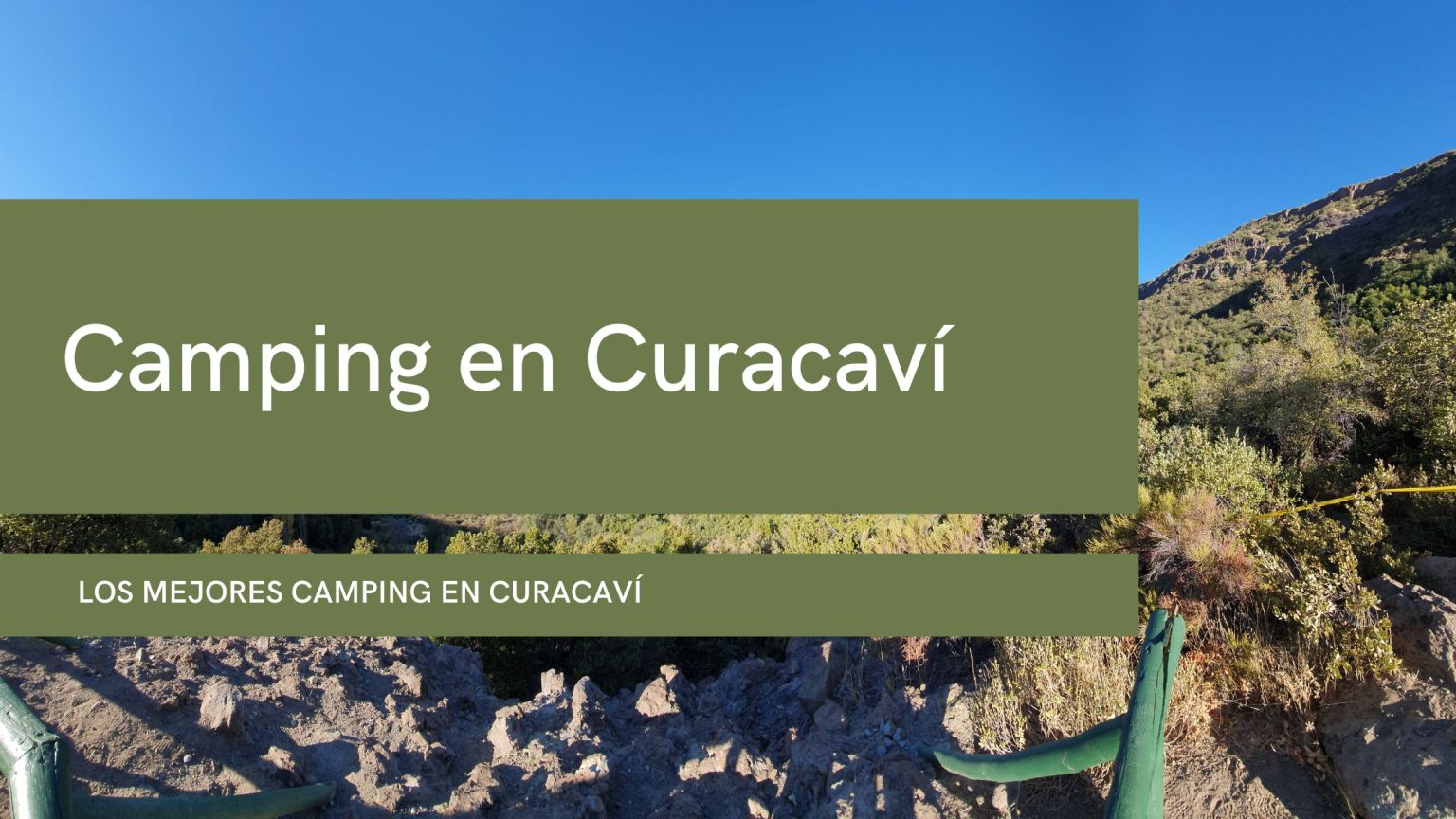 Camping en Curacaví : 1 Mejores Campings 2024 | CampingChile